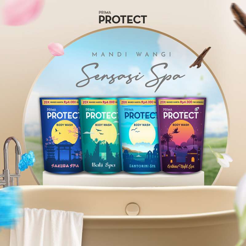 Promo Prima Protect Body Wash Spa Bali 80ml Diskon 36% Di Seller Ot ...