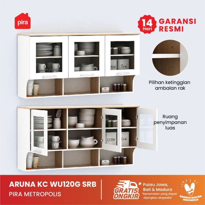 Promo PIRA METROPOLIS OX - ARUNA KC WU120G SRB Rak Gantung Dapur ...