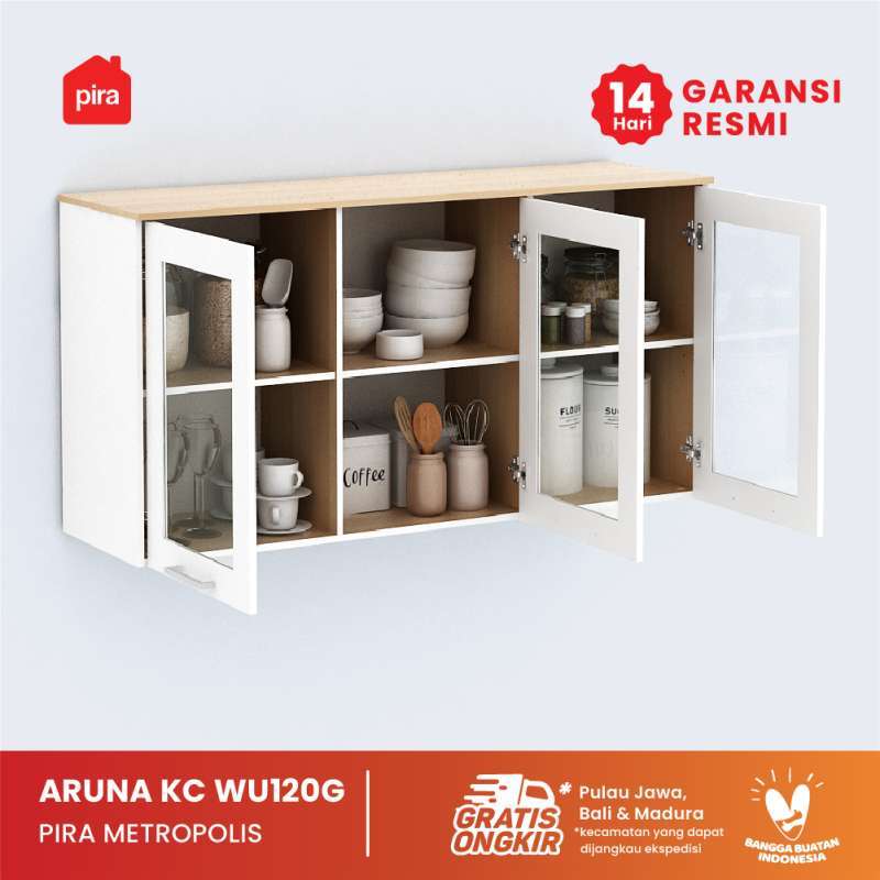 Promo PIRA METROPOLIS OX - ARUNA KC WU120G Rak Gantung Dapur / Kitchen ...