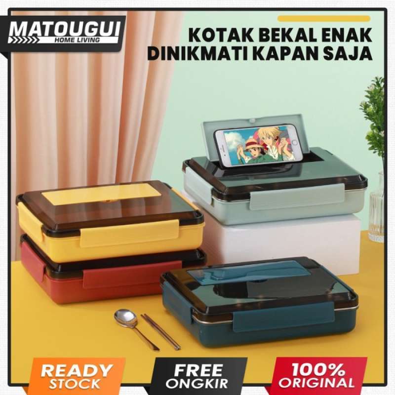 Promo LUNCH BOX KOTAK MAKAN STAINLESS STEEL 304 TAHAN PANAS Diskon 50% ...