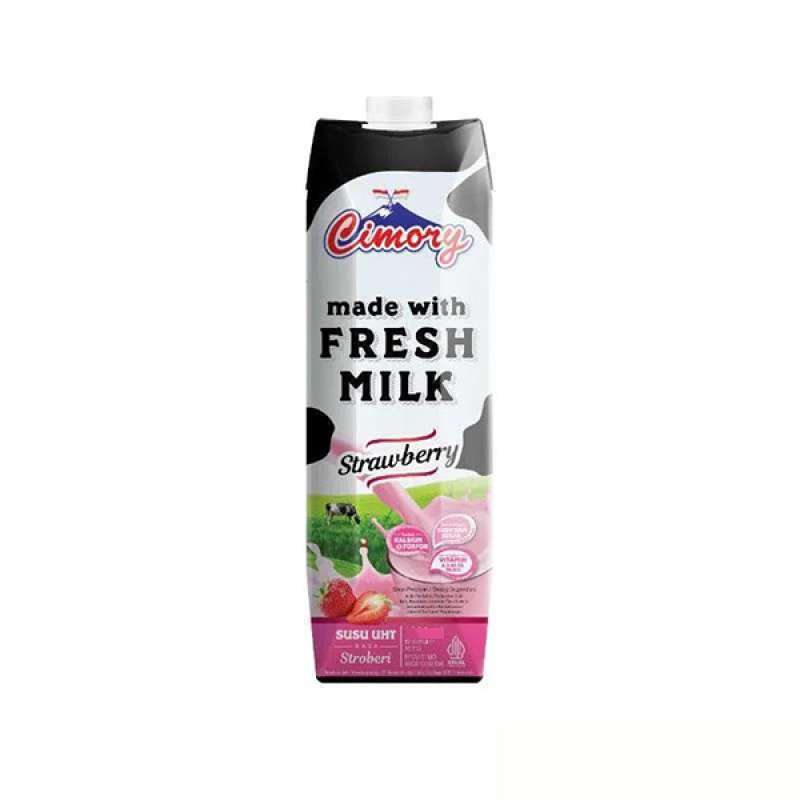 Promo Cimory Uht Milk Strawberry 750 Ml Diskon 29% Di Seller Hypermart ...