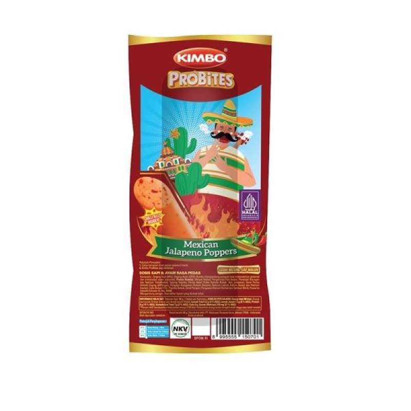 Jual Kimbo Probites Mexican Jalapeno Poppers 60gr Di Seller Foodmart ...