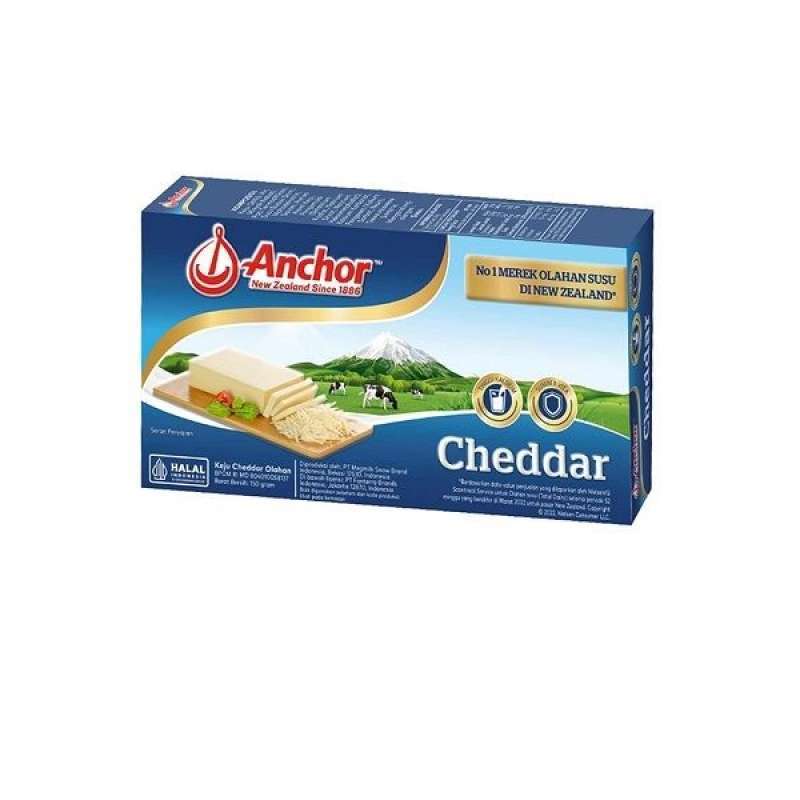 Jual Anchor Cheese Cheddar Block 150 Gr Di Seller Hypermart Lombok ...
