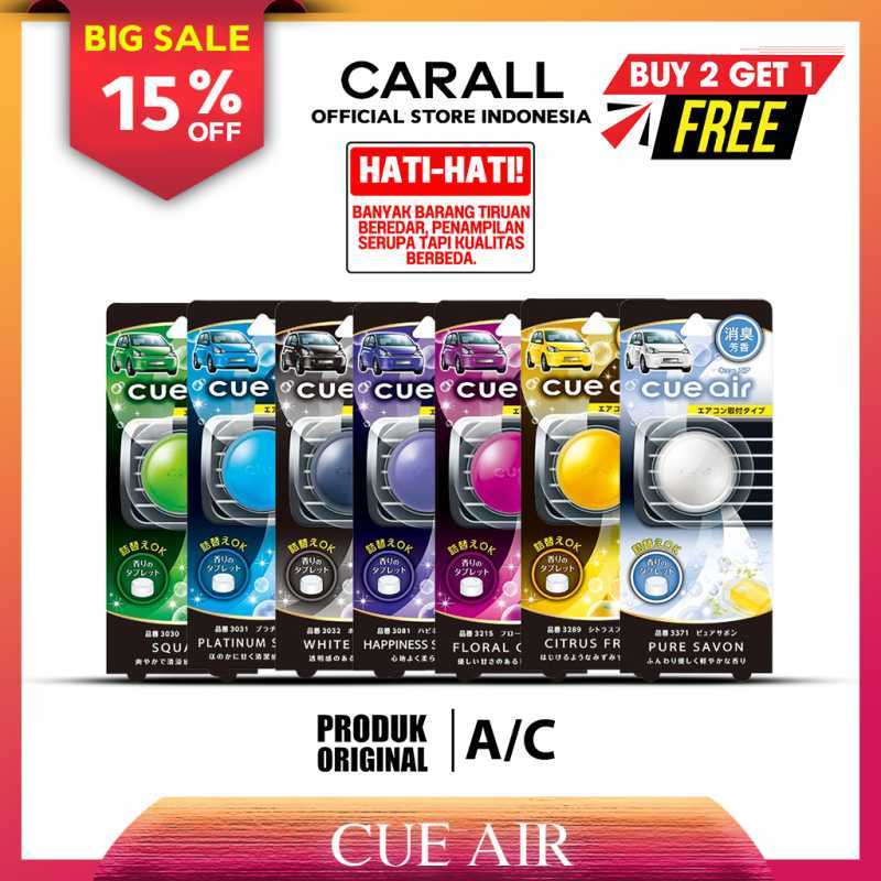 Jual Parfum Mobil Terbaik CARALL - Cue Air - Clip di AC - Made in Japan di Seller Carall ...