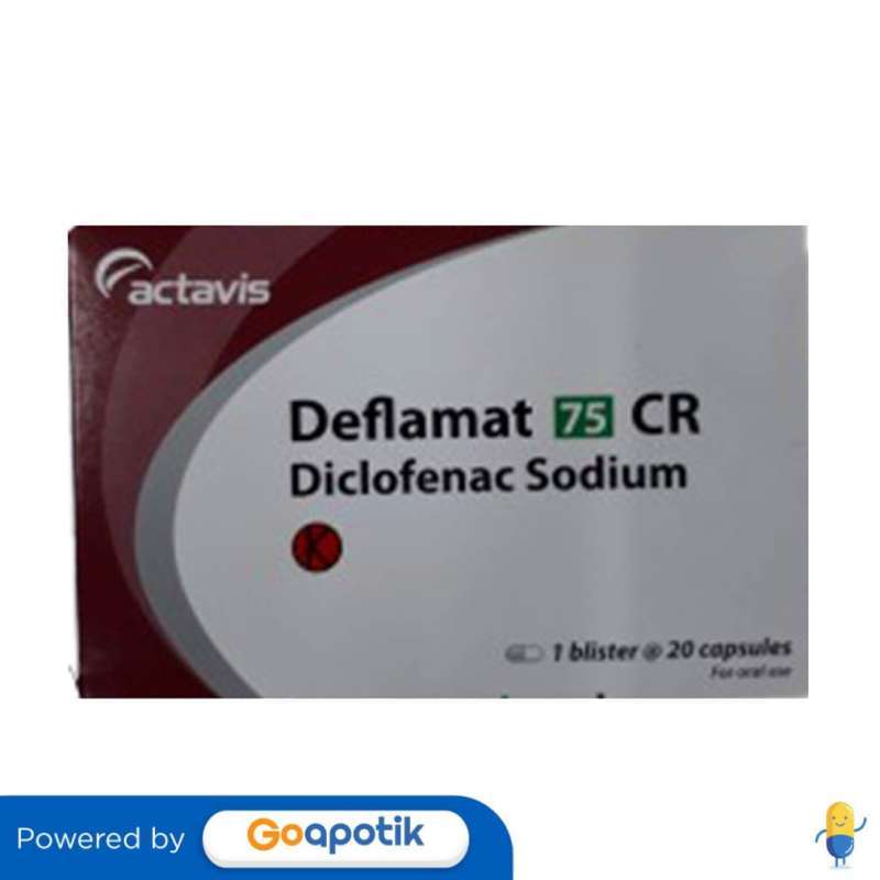 Jual Deflamat Cr 75 Mg Box 20 Kapsul Di Seller Apotek Delka Medika ...