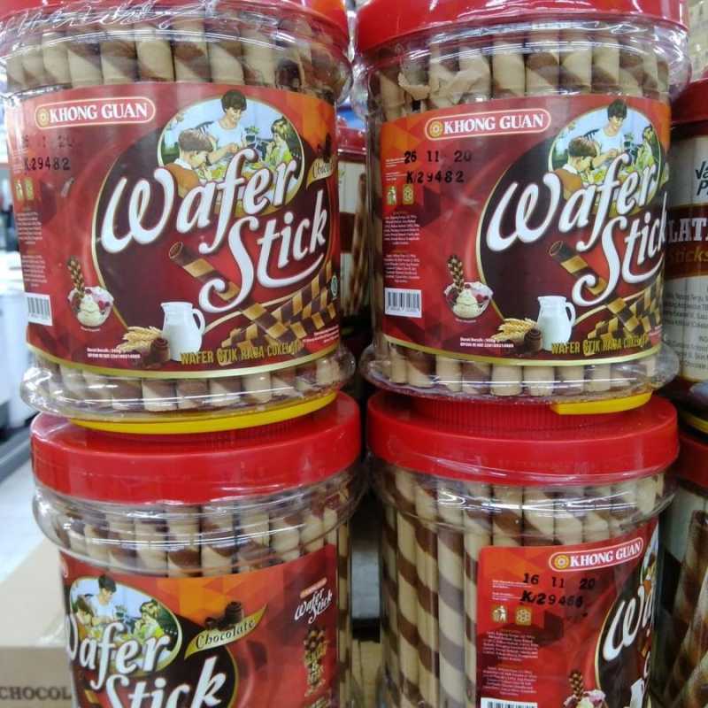 Jual Khong Guan Wafer Stick Chocolate 500g-Astor Toples-Astor Coklat ...