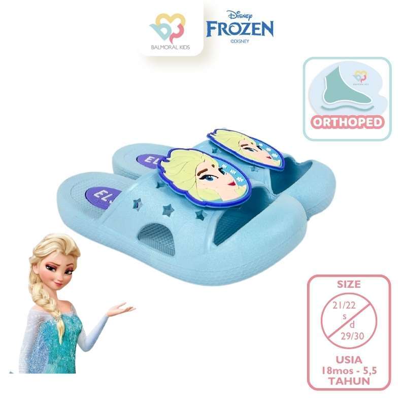 Jual Balmoral Kids Easy Dry Clogs Anak Girls Disney Frozen 21 - 30 Fz ...