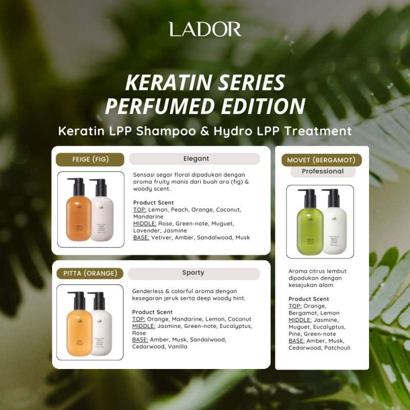 Promo Lador Keratin Perfume Basic Set Diskon 10% Di Seller La'dor Indonesia Official Store ...