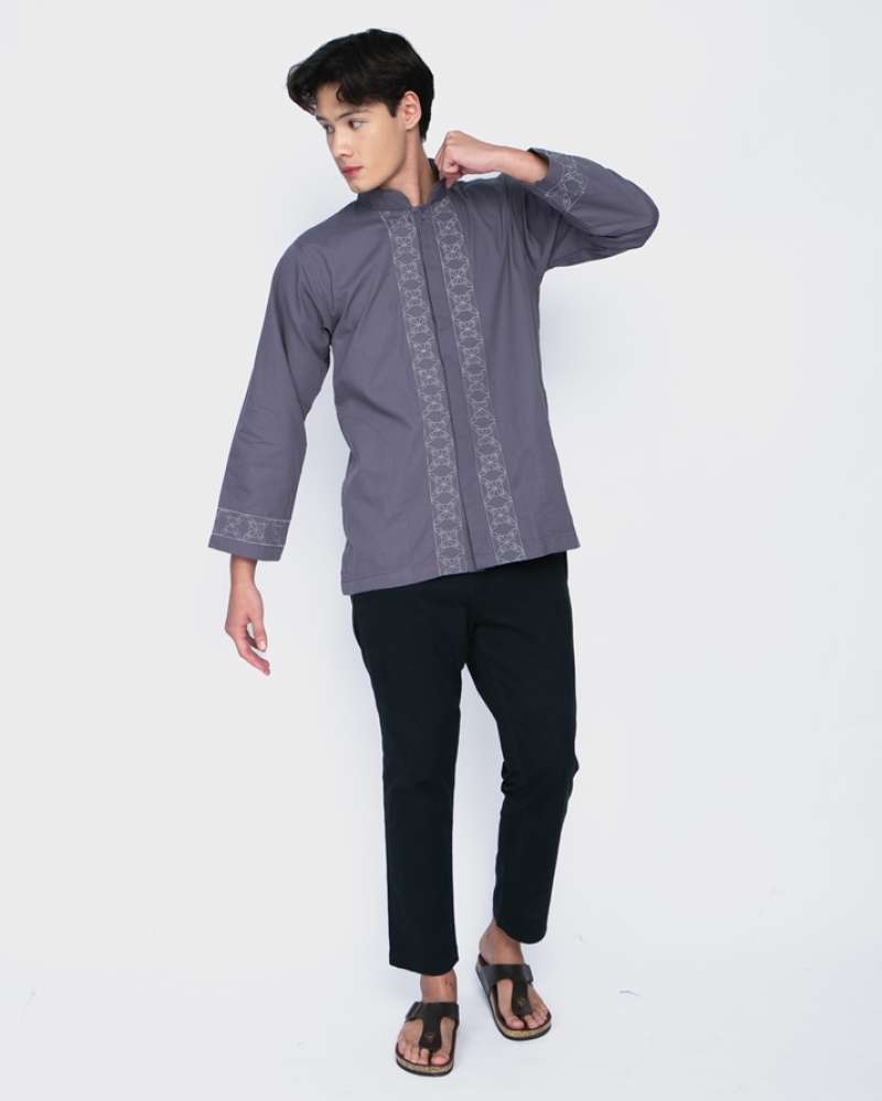 Promo Erigo Koko Long Sleeve Bordir Darien Grey Diskon 15% di Seller ...