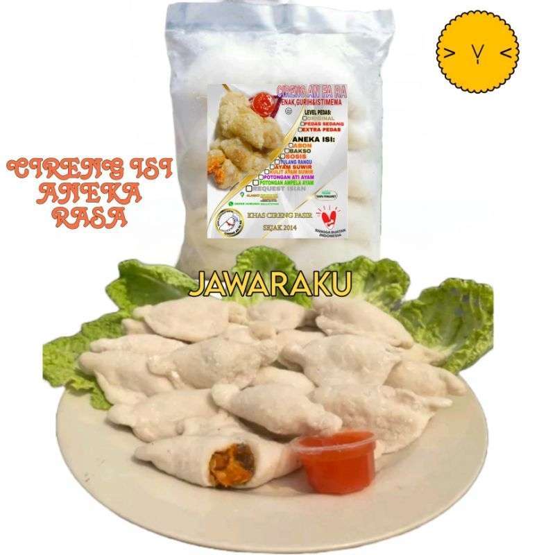 Jual cireng JUMBO aneka isi full isian varian rasa enak gurih istimewa ...