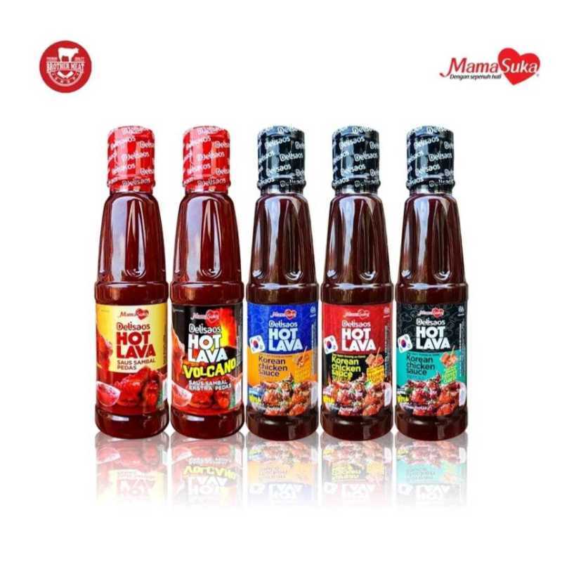 Jual Mamasuka Saos/saus Hot Lava 160gr | Hot Lava Volcano 160gr Di ...