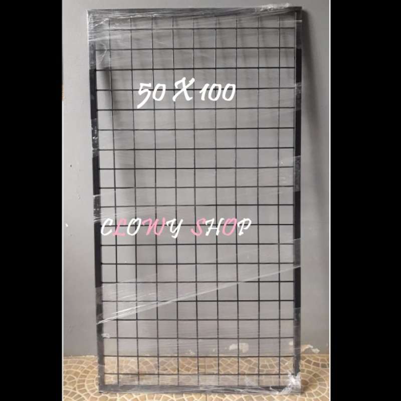 Promo Jaring Ram Besi 50 X 100 Cm Bingkai Chrome / Putih / Hitam Diskon ...