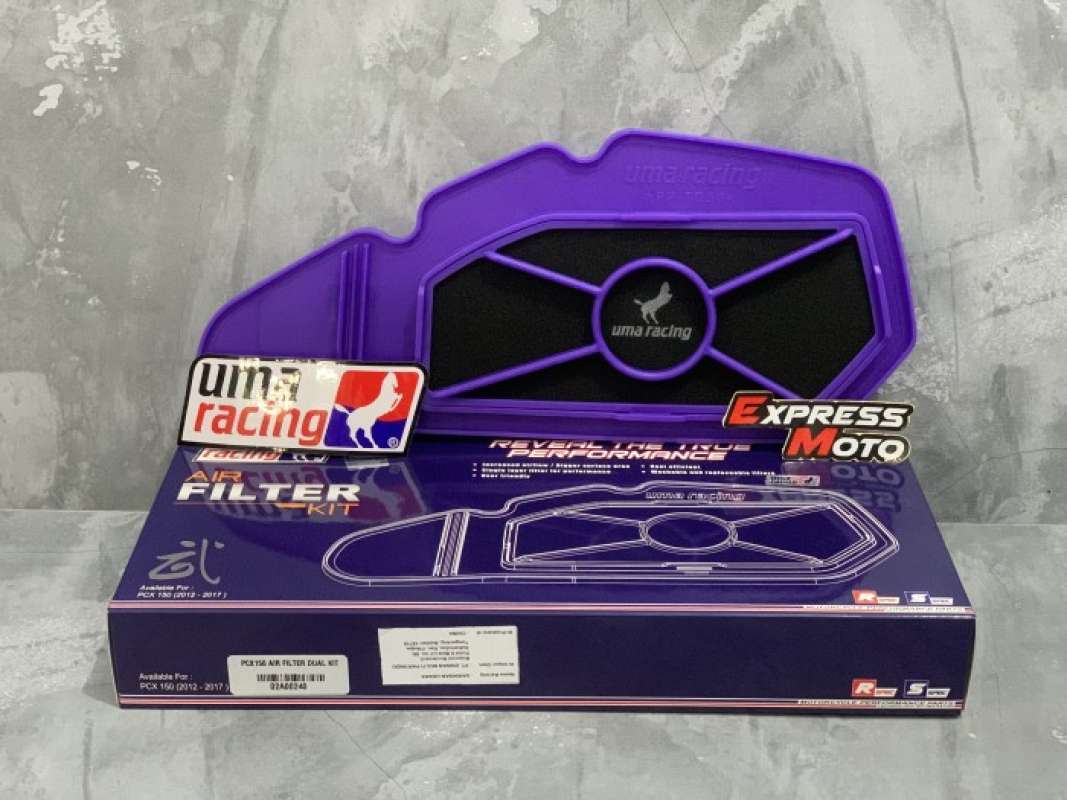 Promo New Filter Udara/Air Filter Dual Kit Uma Racing150 Cbu/125/150 ...