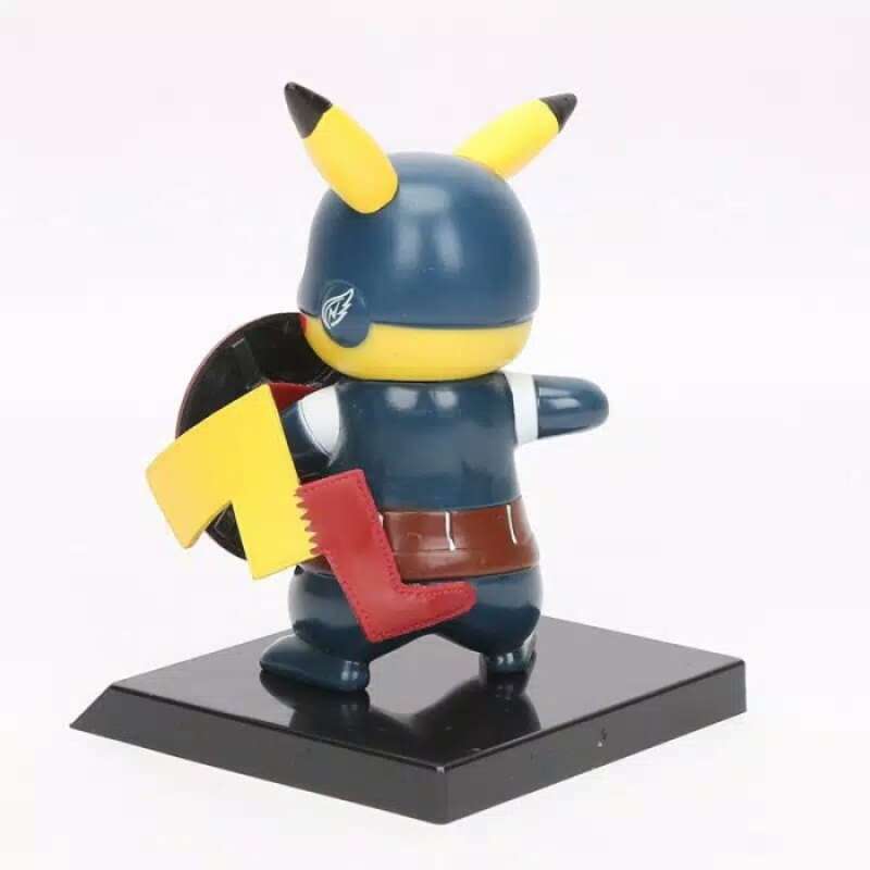 Promo Action Figure Pokemon Pikachu Cosplay Avenger Captain America ...