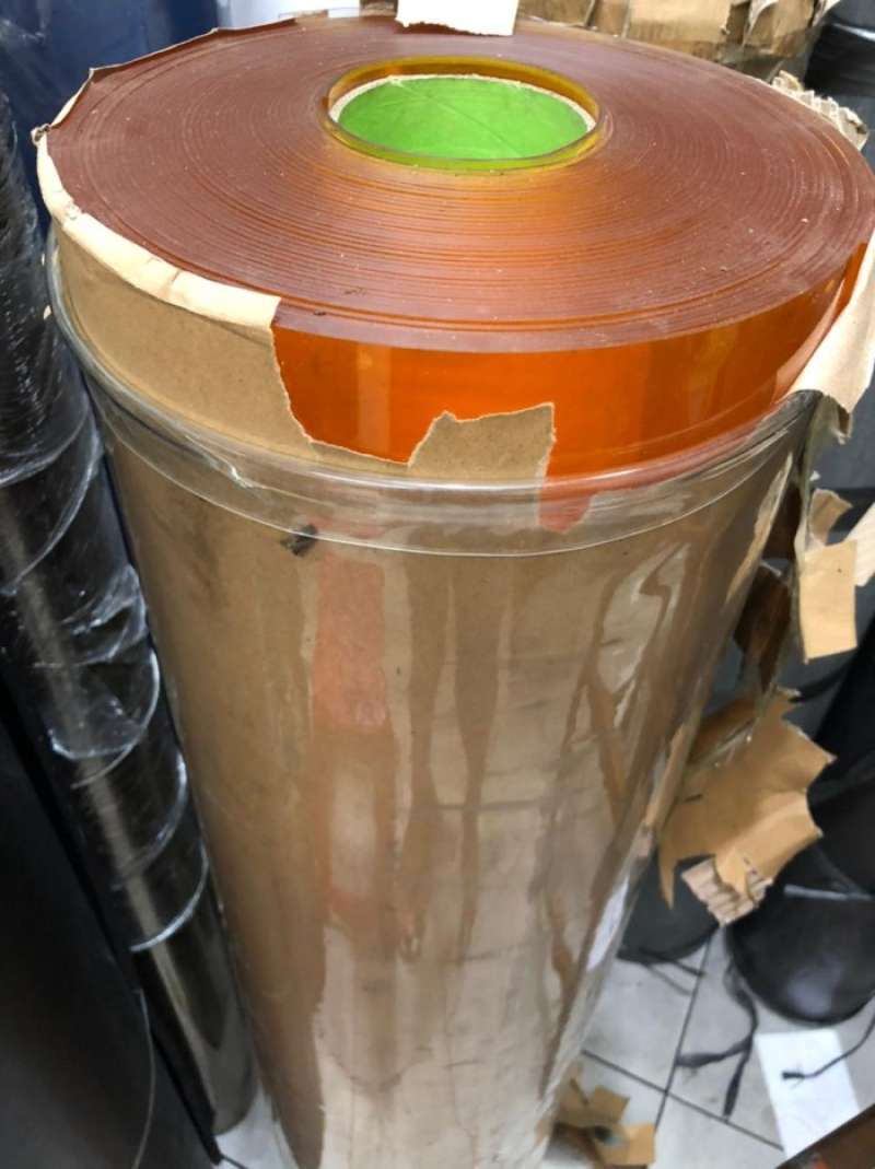 Promo Tirai Pvc Curtain Orange Per meter 2mm x 120 cm x1 meter Diskon ...