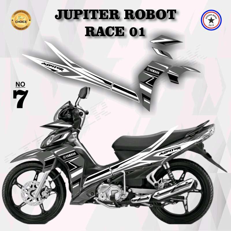 Jual Sticker Striping List Decal Motor Jupiter Robot Variasi Race 01 ...