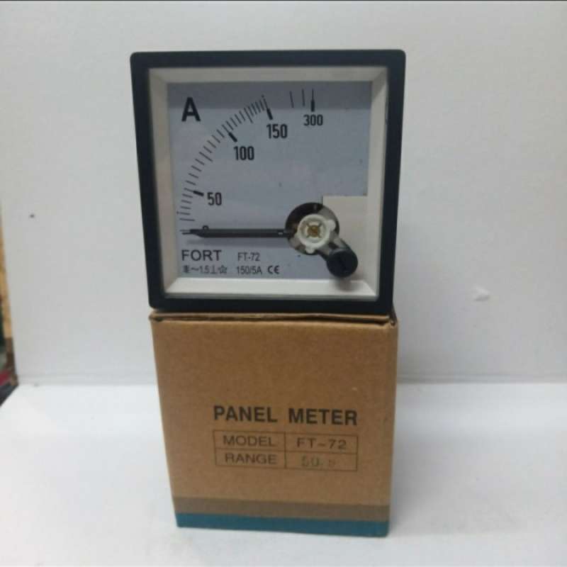 Promo Panel Amper meter Fort uk 72x72 220v 50a,100a,150a Diskon 23% di ...