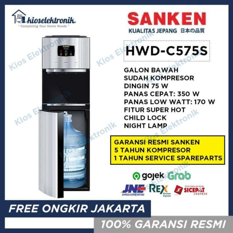 Promo Sanken Hwd-C575 Galon Bawah - Kompresor Dingin Kulkas Hwd-C575S-Bk Promo - YES Bubble Wrap ...