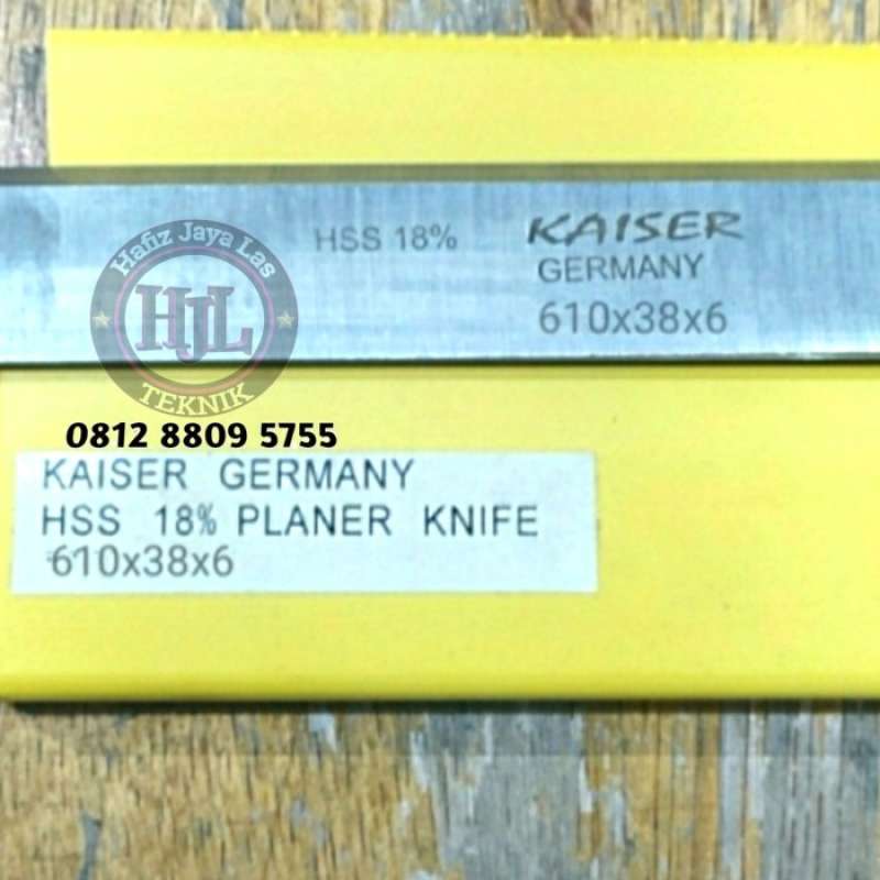 Promo KAISER HSS Double Planer Knife 460 x 38 x 6 mm Pisau Serut Ketam ...