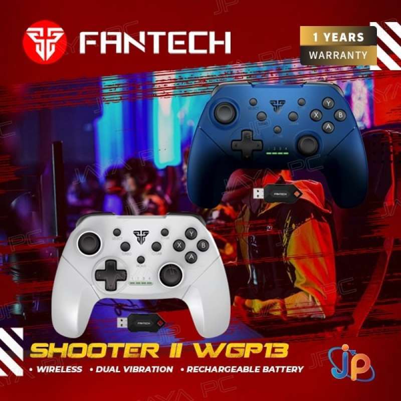 Promo Gamepad Fantech Wgp13 Shooter Wireless Gaming Controller Pc/ Xbox ...