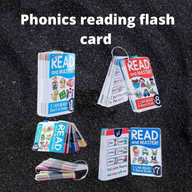 Promo phonics reading flash card belajar membaca 67 kartu pintar ready ...