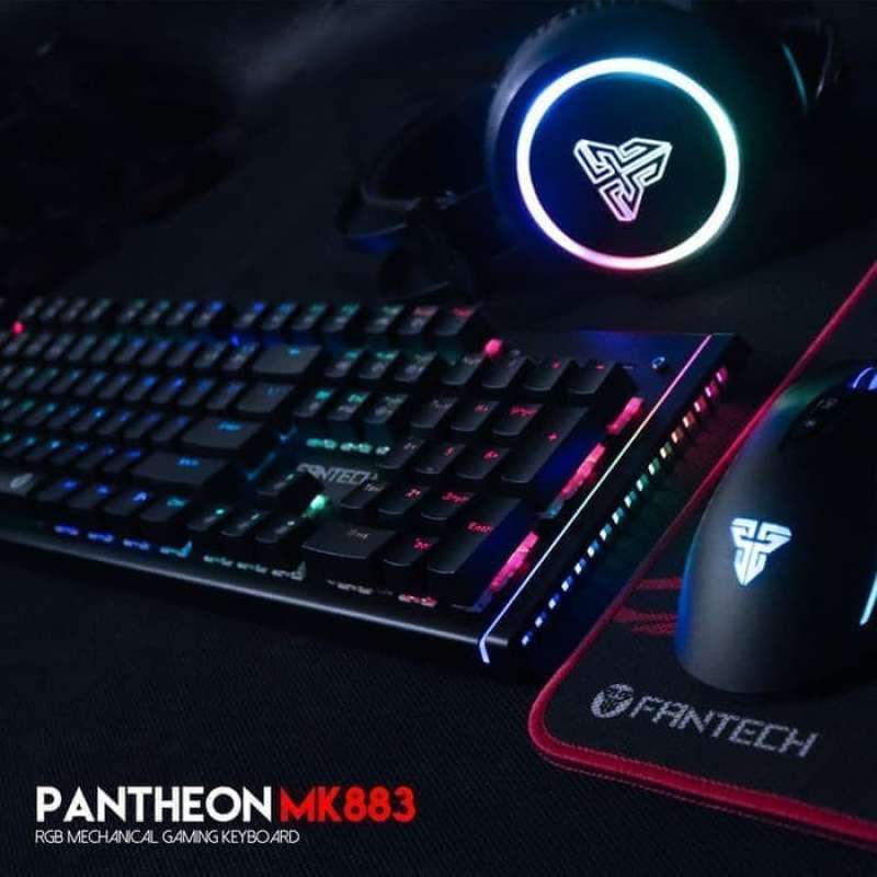 Promo Fantech MK883 Pantheon RGB Full Mechanical Keyboard Gaming Diskon ...