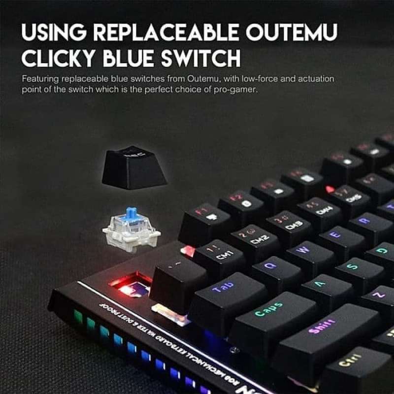 Promo Fantech MK883 Pantheon RGB Full Mechanical Keyboard Gaming Diskon ...
