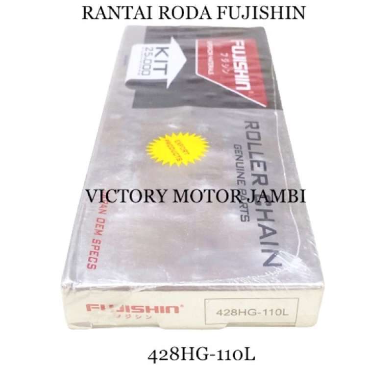 Jual Rantai Roda Chain Set 428h-110l Fujishin Di Seller Victory Motor ...