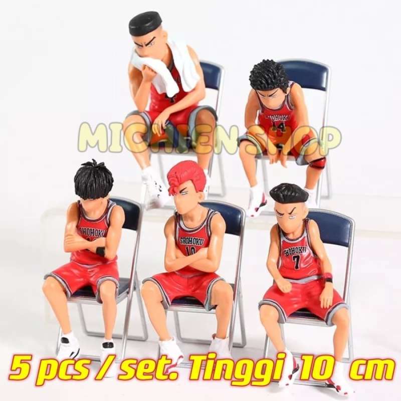Promo Figure Set Basket Team Hanamichi Sakuragi Slam Dunk Shohoku Time ...