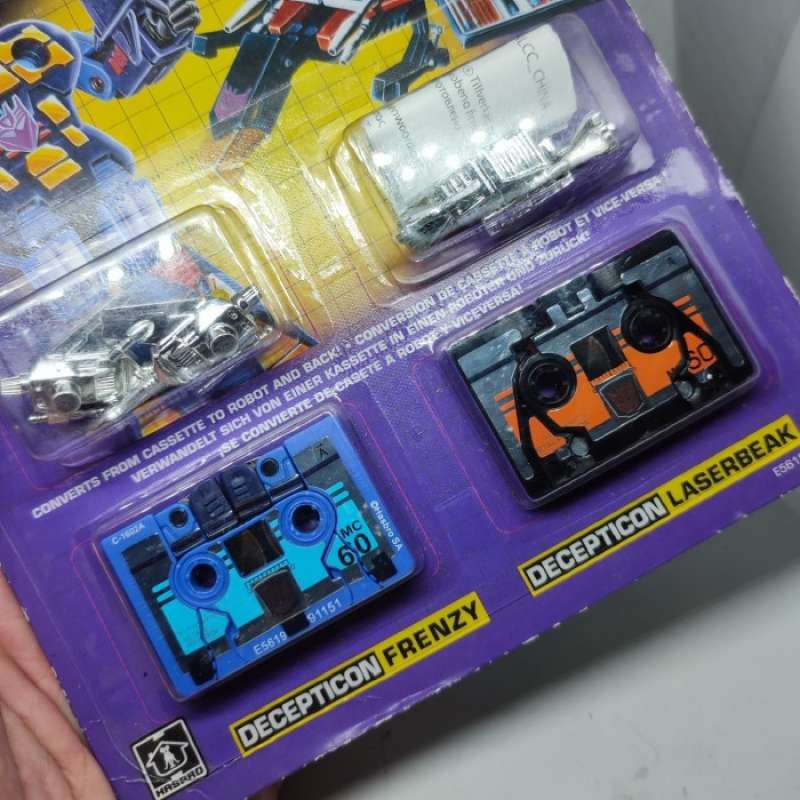 Promo Diecast Transformers Vintage G1 Cassette Frenzy & Laserbeak ...