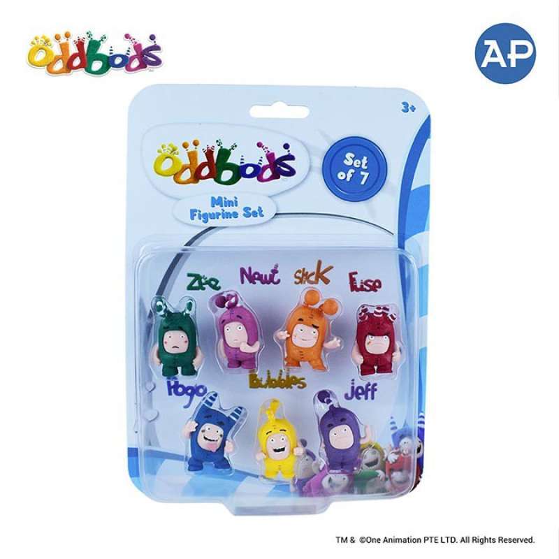 Promo Oddbods Mini Figurine Set Diskon 23% di Seller Qairina Store ...