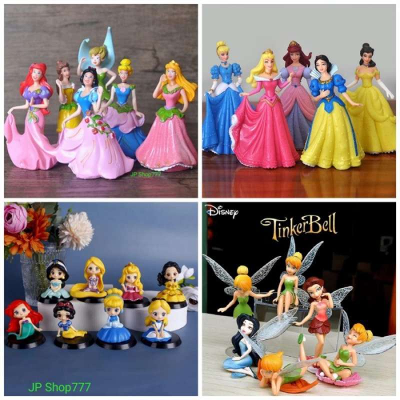 Promo Figure Disney Princess Set 5 Pcs Diskon 23% di Seller Qairina ...
