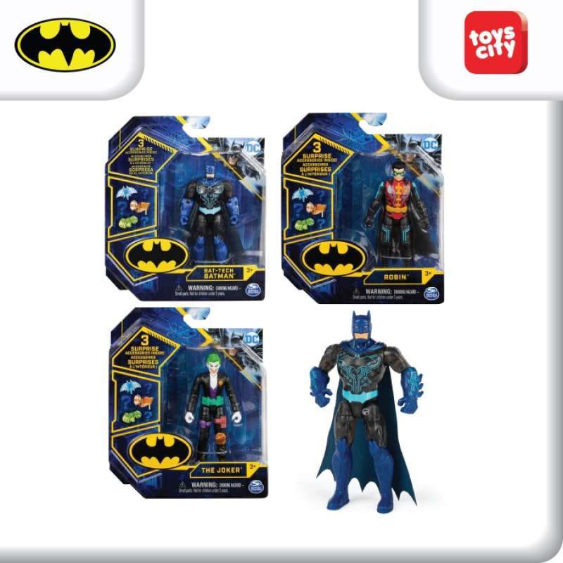 Promo Mainan Figur Dc Batman Basic 4 Inch Diskon 23% Di Seller Qairina ...