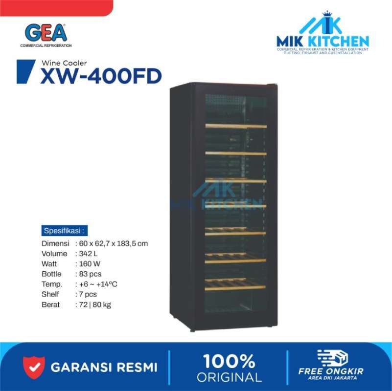 Promo Geae Cooler Single Zone Temperature Xw-400Fd / Xw 400 Fd / Xw400Fd Terbaru Diskon 1% di ...