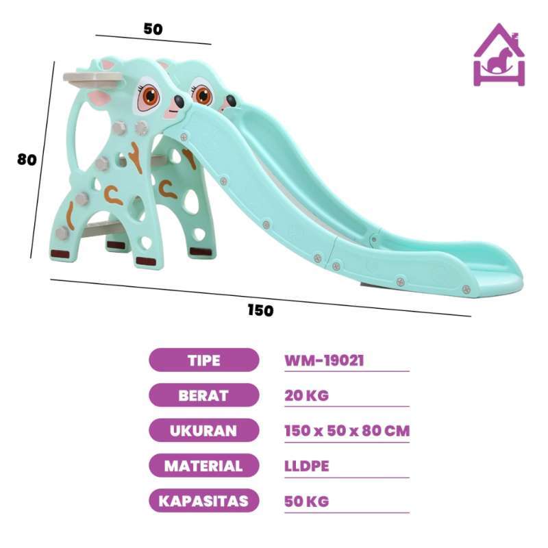 Jual Perosotan Anak Murah Model Kancil Lucu Wm19021 - Biru Abu 90x200 ...