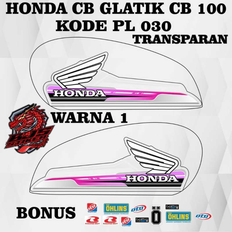 Promo Stiker striping CB 100 CB GLATIK - stiker striping list variasi ...