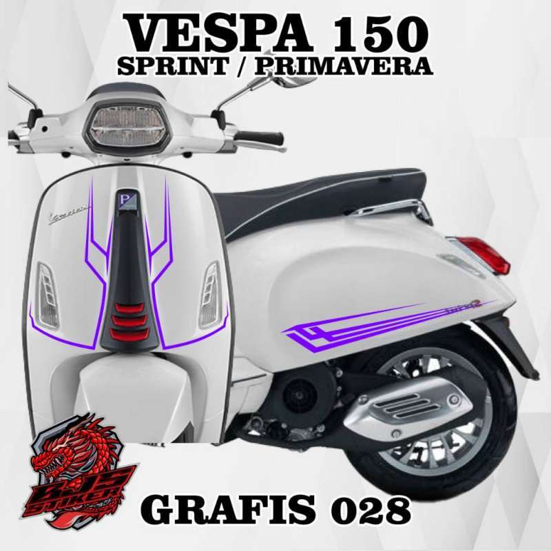 Promo Cod / Stiker Vespa / Striping Vespa / Stiker Transparan Vespa ...