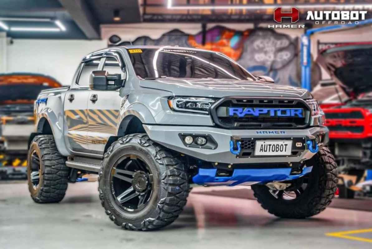 Jual bullbar hamer Ford Ranger raptor wide body t7 t8 upgrade wide body ...