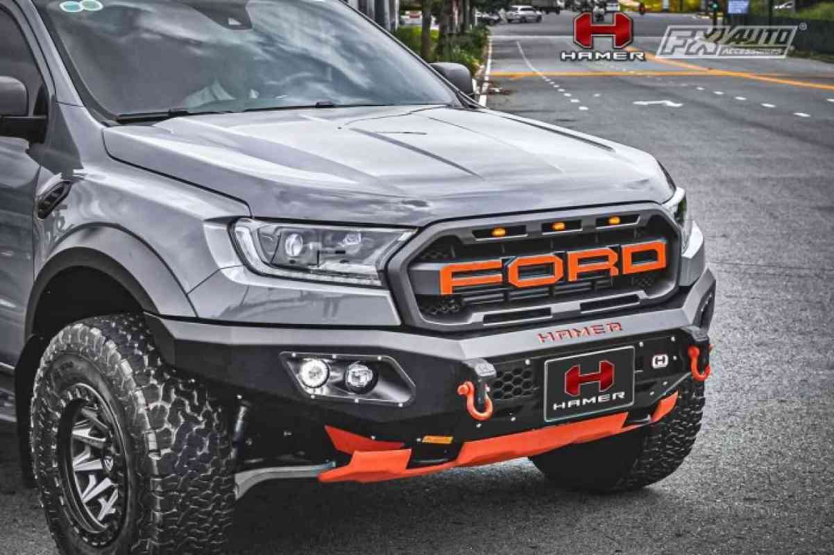 Jual bullbar hamer Ford Ranger raptor wide body t7 t8 upgrade wide body ...
