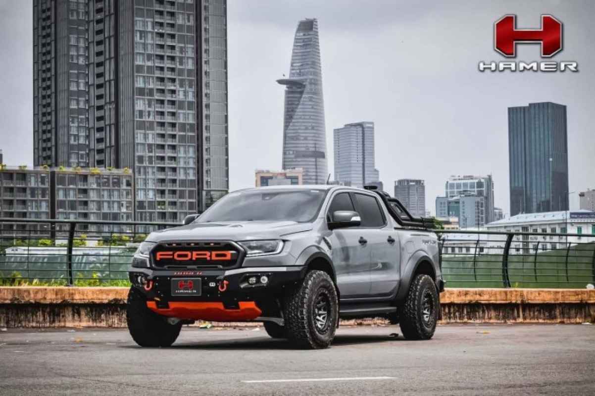 Jual bullbar hamer Ford Ranger raptor wide body t7 t8 upgrade wide body ...