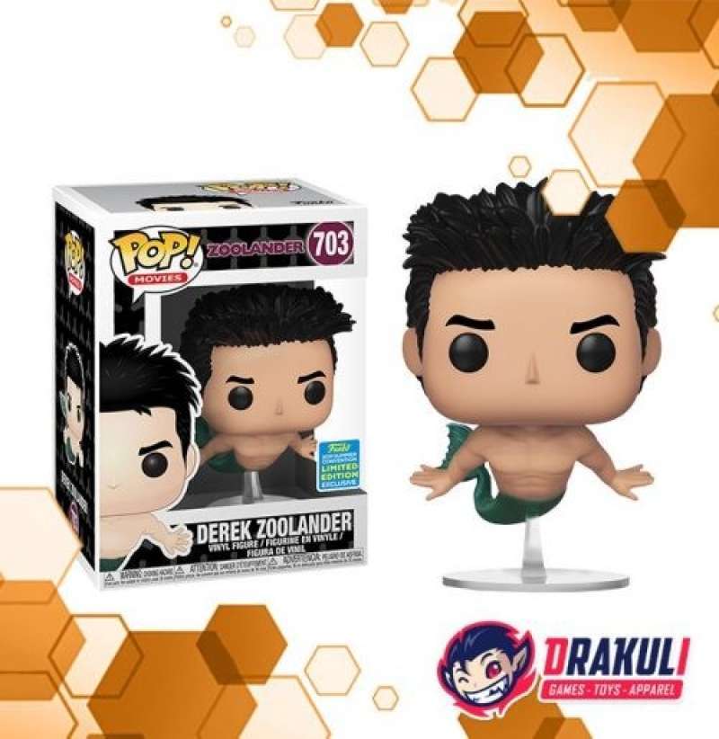 Promo Toys Pop! Zoolander - Derek Zoolander (2019 Sdcc Exclusive ...