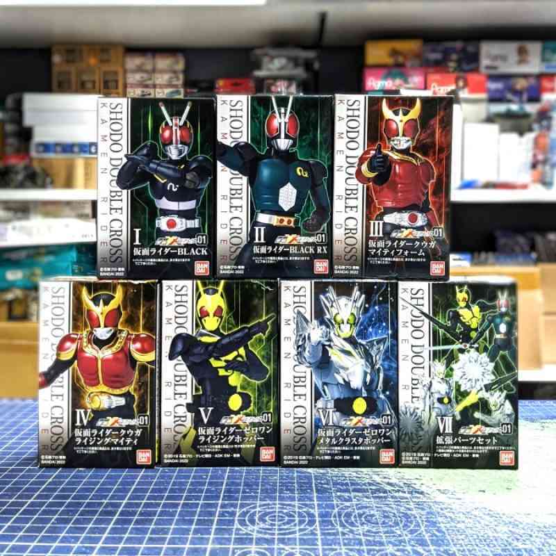 Promo Shodo XX Double Cross Kamen Rider 01 - Set of 7pcs Diskon 23% di ...