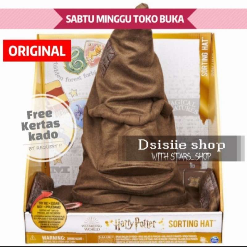 Promo Harry Potter Wizarding World Sorting Hat / Topi Harry Potter Diskon 23% di Seller Qairina ...
