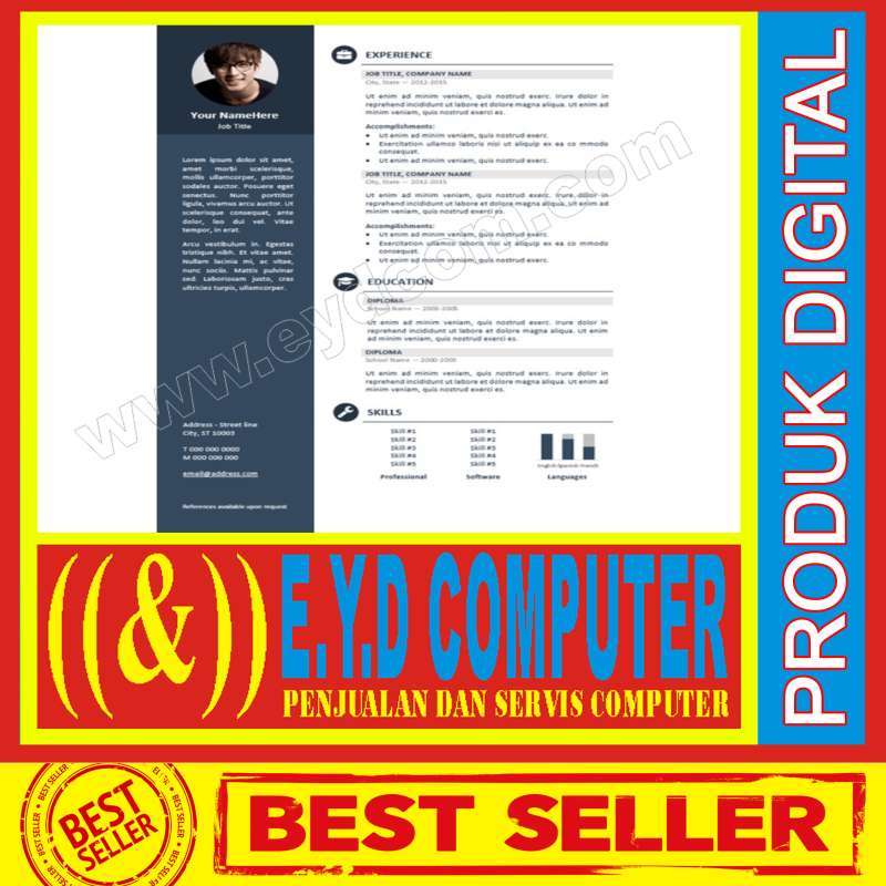 Jual 330+ DESAIN TEMPLATE CV CURRICULUM VITAE RESUME DAFTAR RIWAYAT HIDUP KOLEKSI TEMPLATE ...