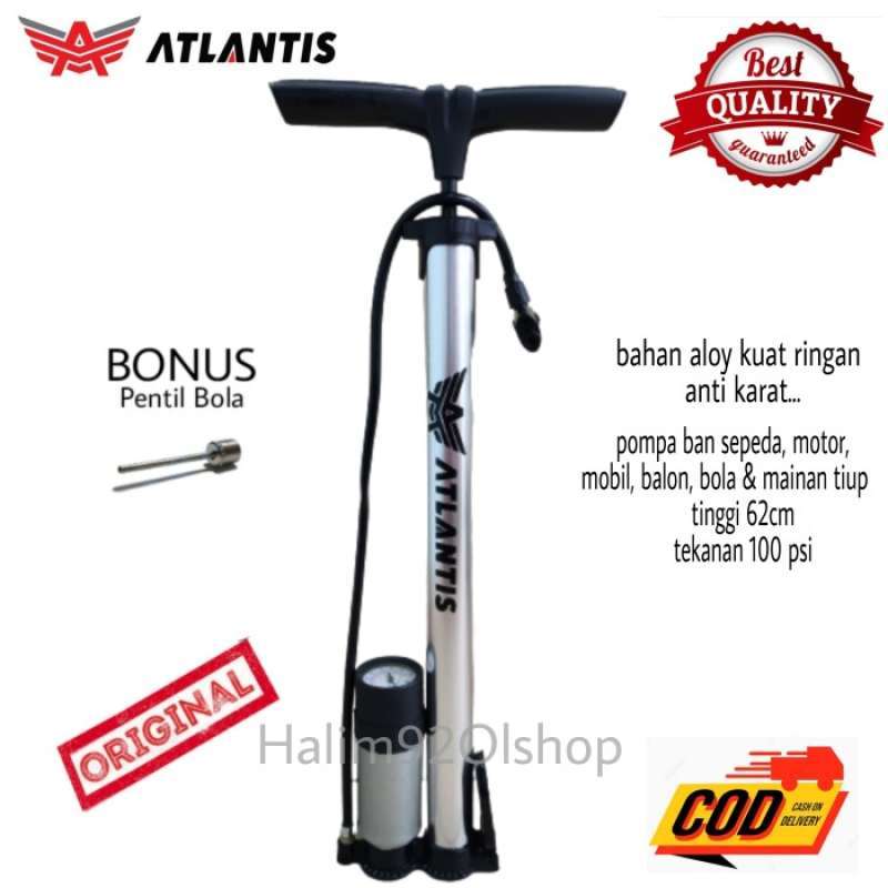 Promo POMPA SEPEDA MOTOR MOBIL BOLA BAN MANUAL ATLANTIS/ODES - - AVAND ...