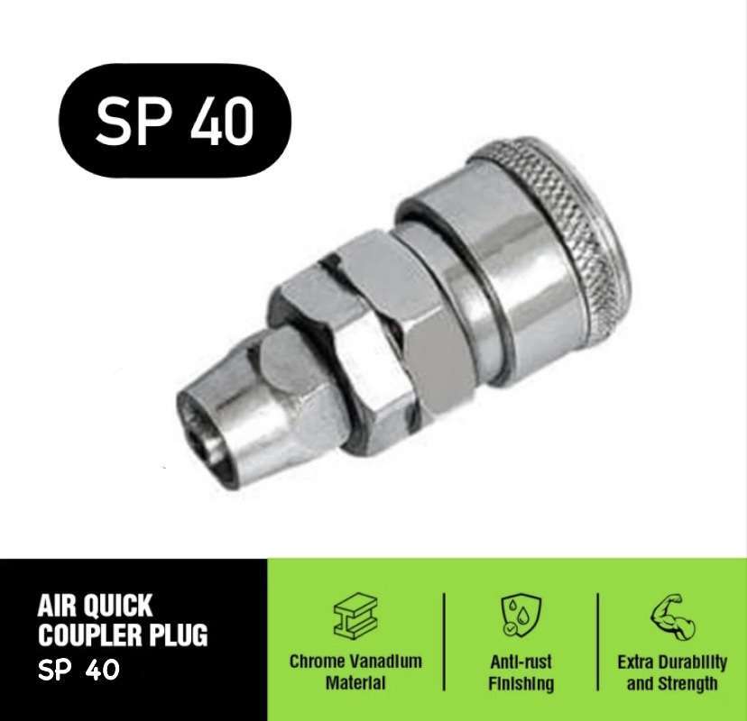 Promo Quick Coupler SP 40 Sambungan Selang Kompresor Recoil Cuk SP40 Diskon 21% di Seller DUTA ...