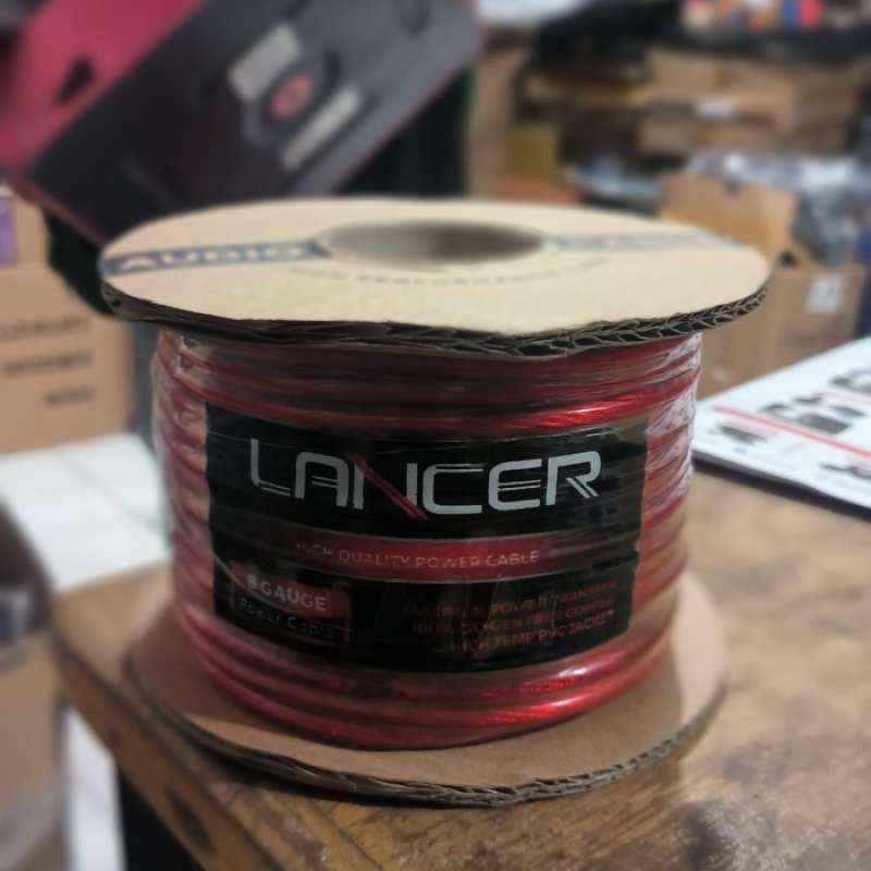 Promo KABEL 8 AWG LANCER - KABEL POWER - PER ROLL - DINASTI AUDIO ...