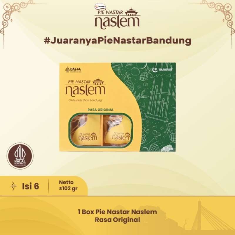 Jual INA COOKIES ORIGINAL 100% - Pie Nastar Naslem Original isi 6 pcs ...