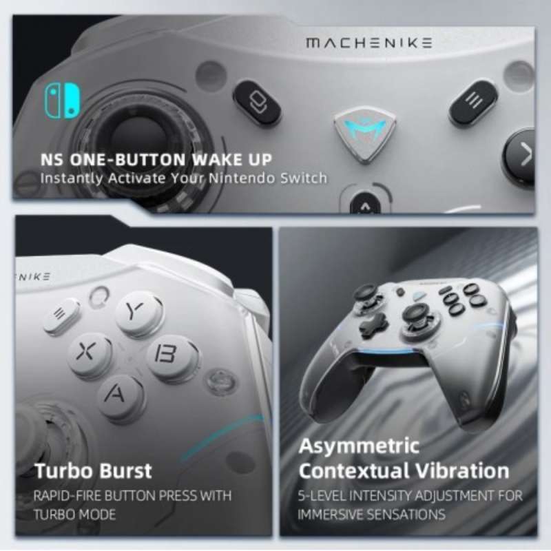 Promo MACHENIKE G5 PRO - Wireless Gamepad Gaming Controller - Abu-abu ...