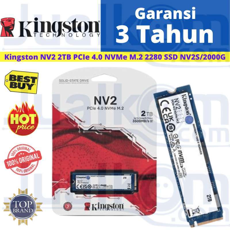 Jual Kingston Ssd Nv2 2tb M.2 2280 Nvme Pcie 4.0 Di Seller Jualkom - Mangga Dua Selatan-2, Kota ...
